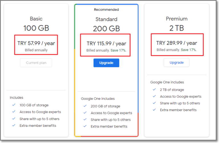 Hướng dẫn đăng ký Google One 100GB giá cực rẻ chỉ 80k/năm – Mã giảm giá ...